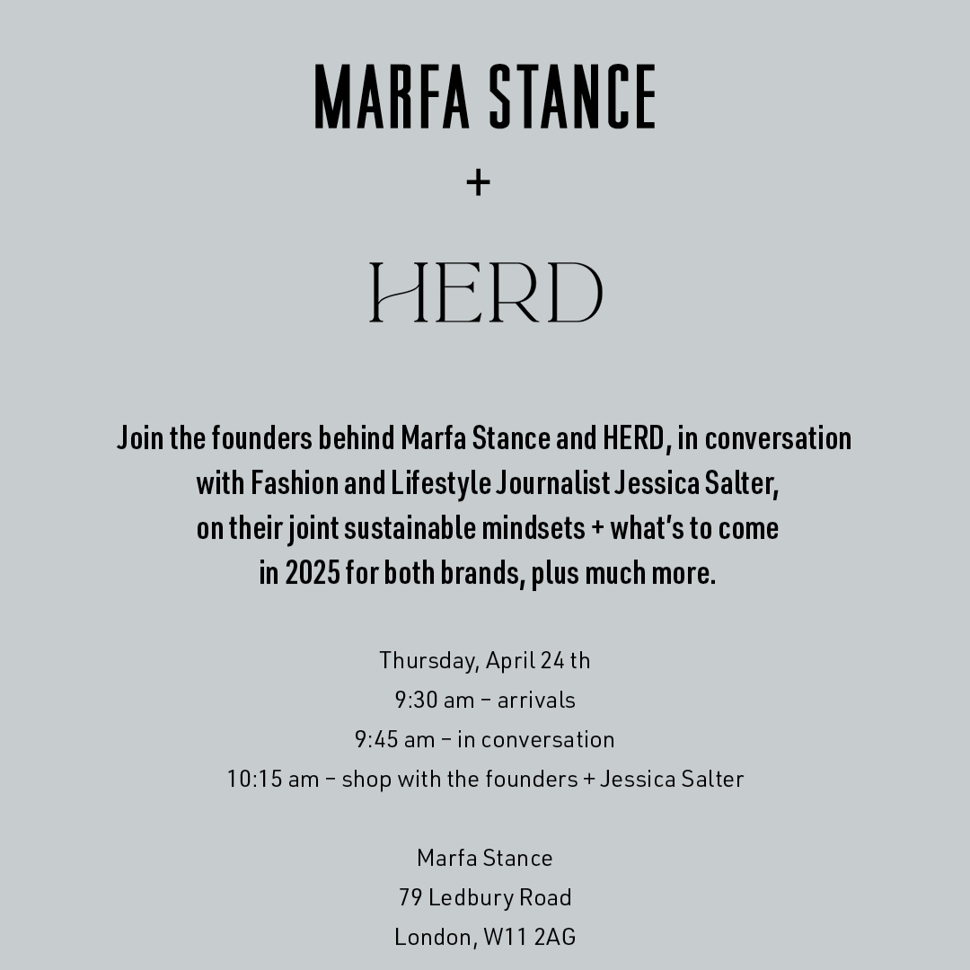 London Pop-Up, April 24th - 27th – HERD