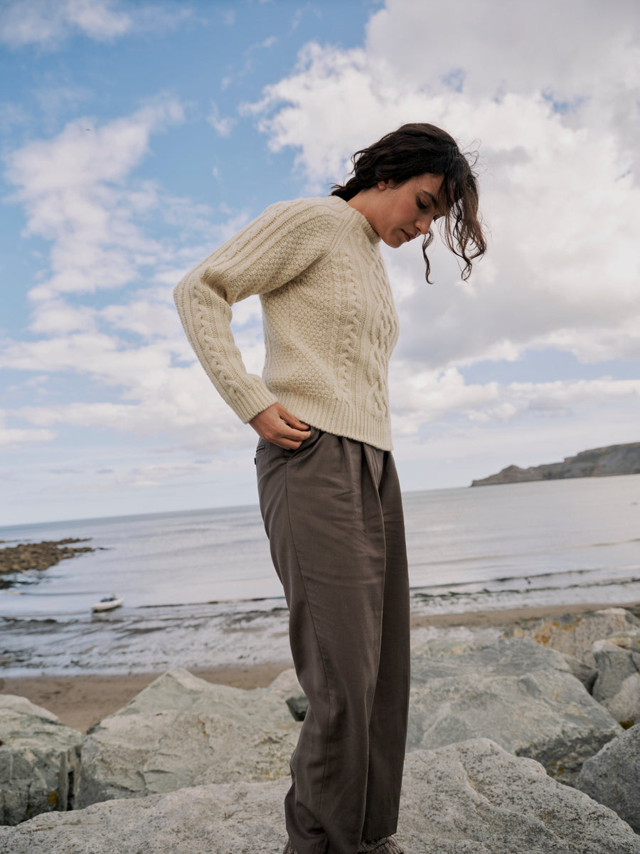 Whitby Jumper in Ecru – HERD
